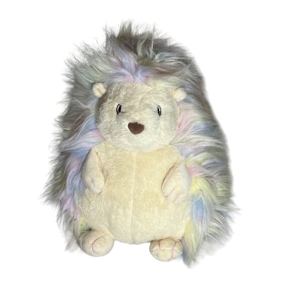 Russ | Toys | Fuzzy Pastel Rainbow Hedgehog Plush Toy Adorable Stuffed ...